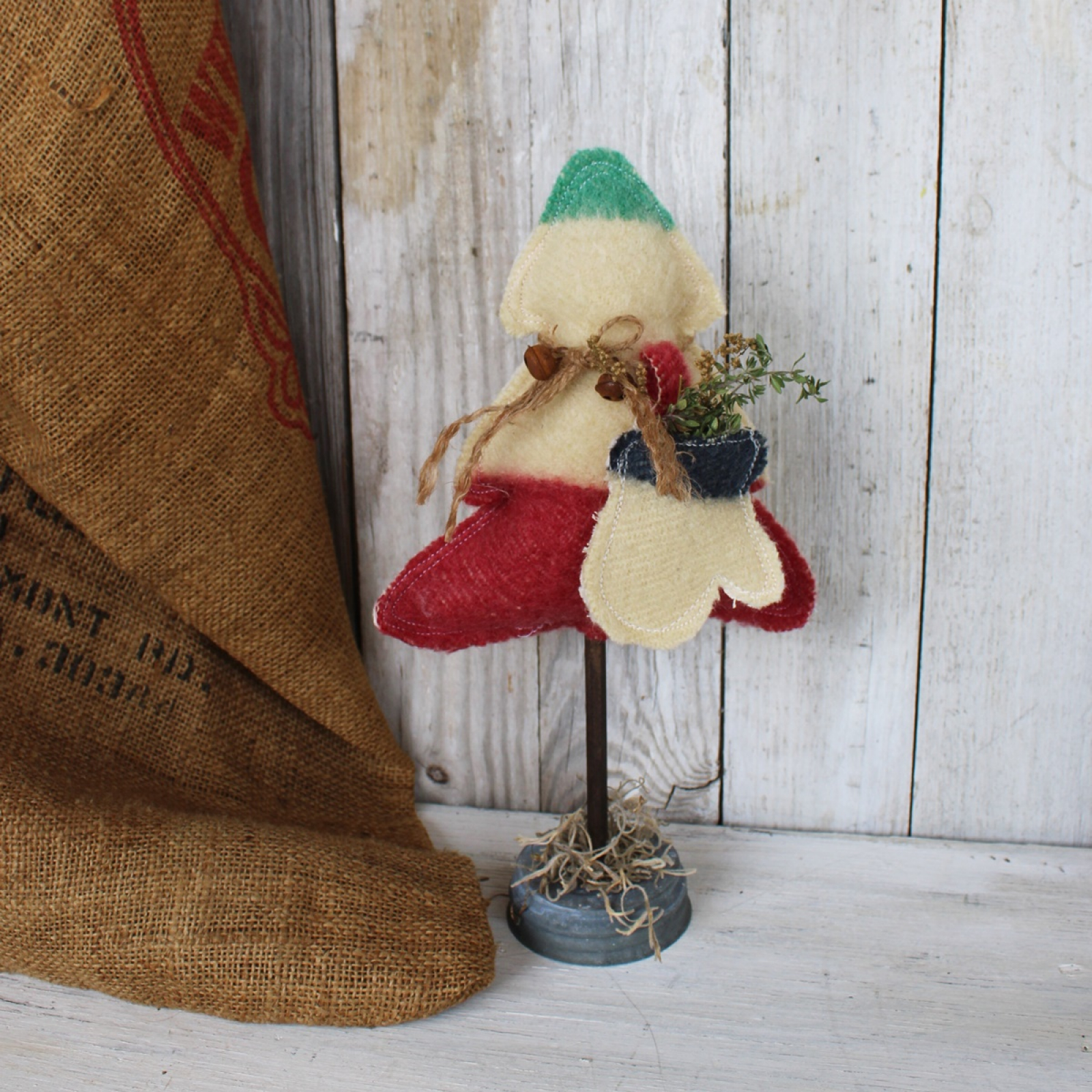 Vintage Pendleton Wool Blanket decorative tree | Kenzie's Cottage